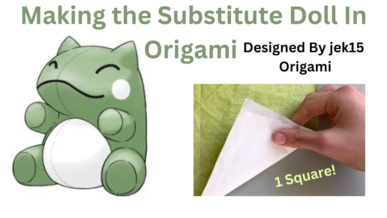 Making the Substitute Doll In Origami | Tutorial | - YouTube