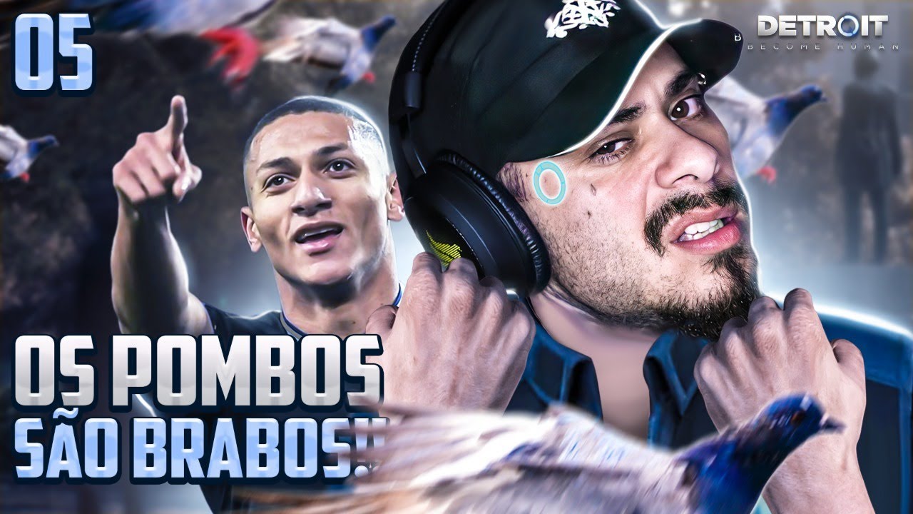 DETROIT BECOME HUMAN #5 - SEMPRE TEM POMBO EM JOGO BRABO! - LEO STRONDA ...
