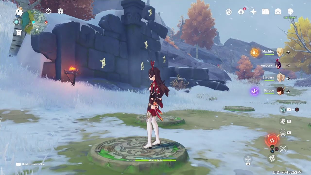 Dragonspine puzzle 8 platform - Genshin Impact - YouTube