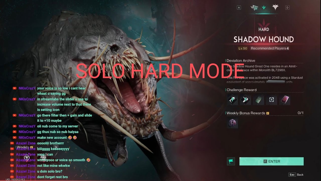 Once Human | Solo Shadow Hound [Hard mode] first time - YouTube