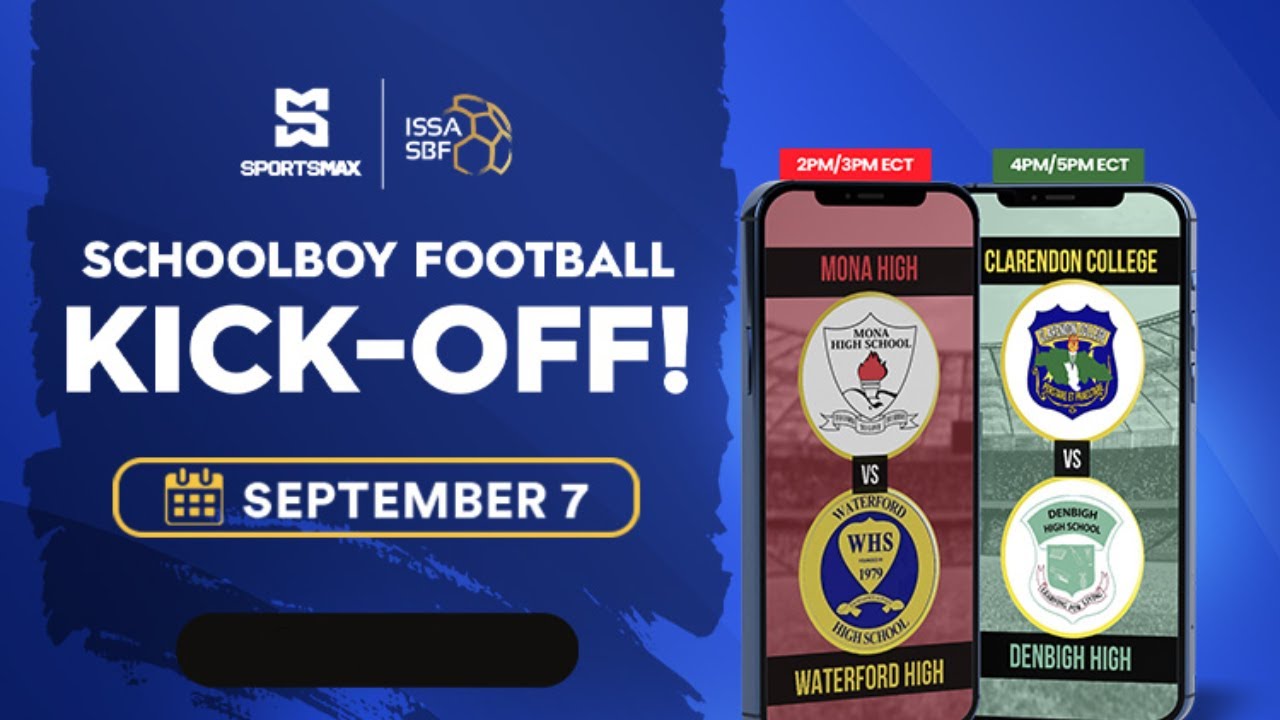 ISSA School Boy Football | Mona vs Waterford | Manning Cup | MD1: Match ...