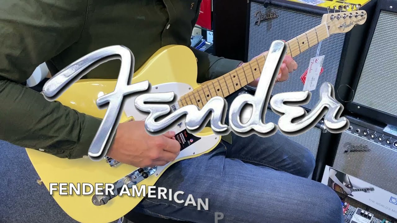 Fender AMERICAN PERFORMER TELECASTER Demo at Music World Ipswich ...