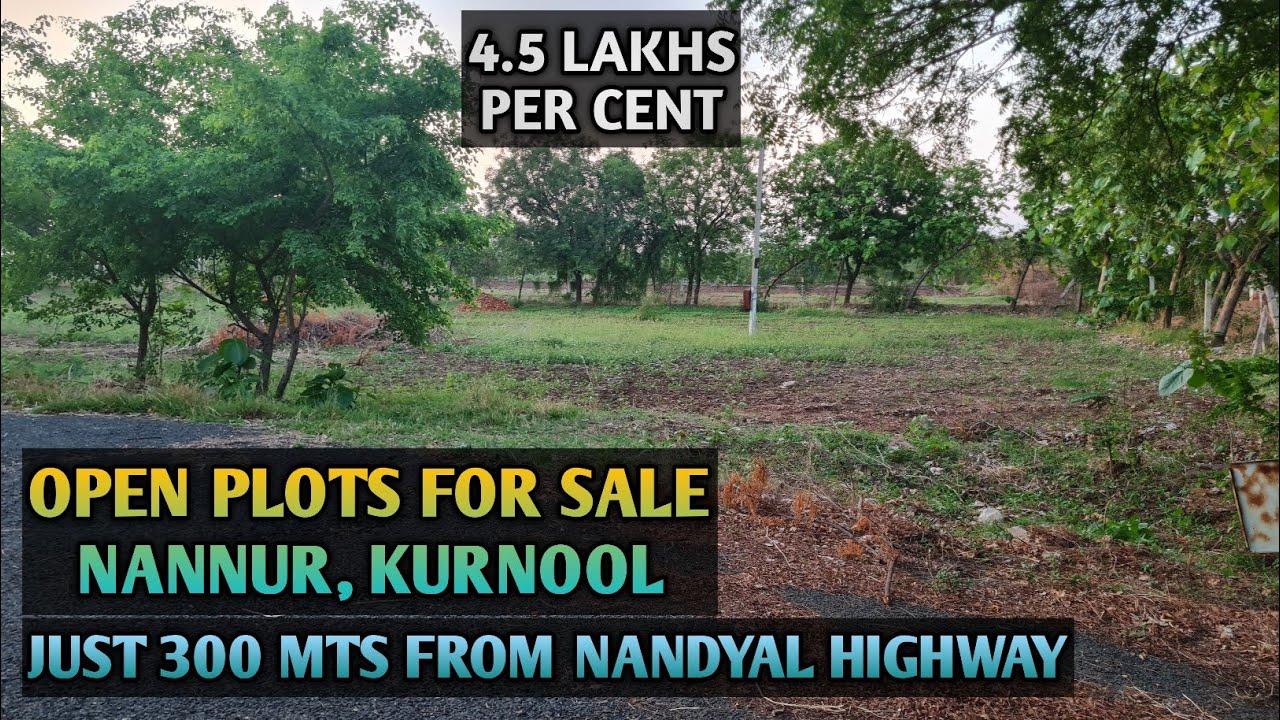 OPEN PLOTS FOR SALE || NANNUR || KURNOOL || @SWCHOMES - YouTube