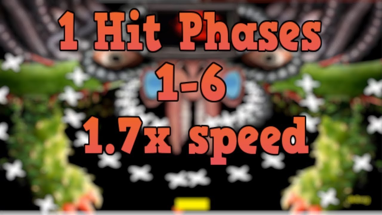 1 Hit Flowey Phase 1-6 | 1.7x Speed | Undertale No Hit Progress - YouTube