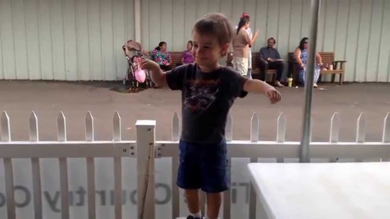 Alex roaring at the fair - YouTube