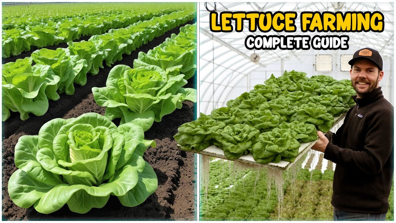 Lettuce Farming - Complete Guide - YouTube