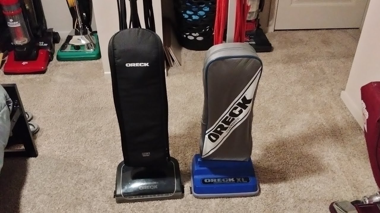 Oreck XL Commercial VS Oreck Elevate Control Vacuum Comparison - YouTube