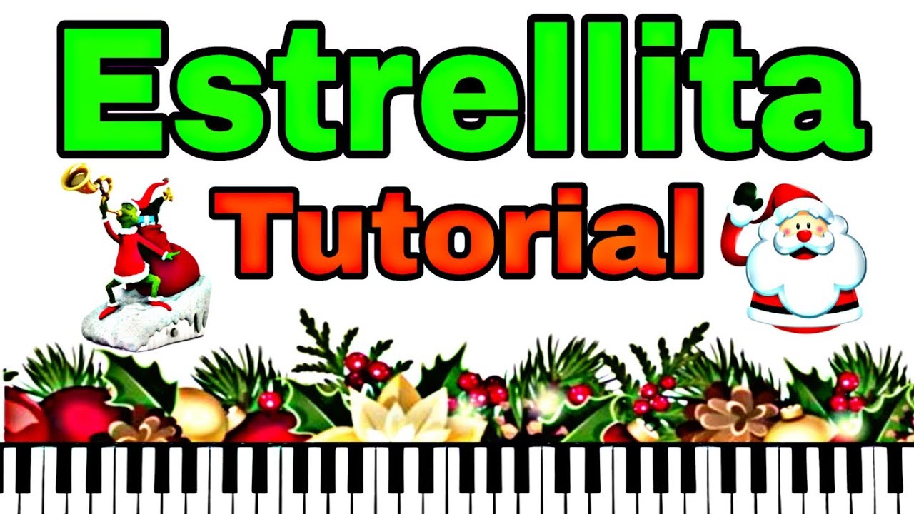 estrellita piano facil [dos manos] tutorial - YouTube