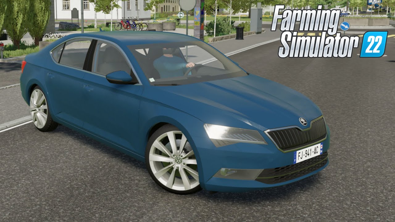 ŠKODA SUPERB - Farming Simulator 2022 [FS22 LS22 Car Vehicle Mod] # ...