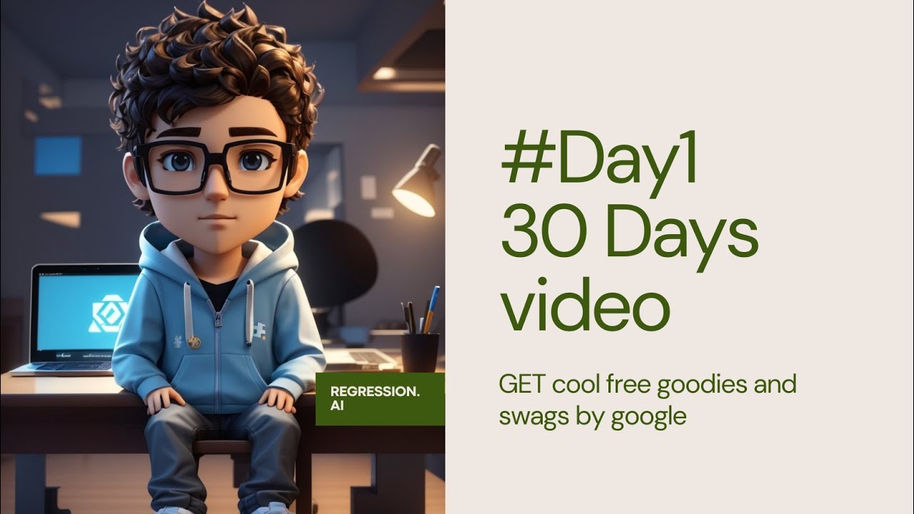 #Day1 of #30Daysofvideo ||how to get free goodies || Regression.ai || - YouTube