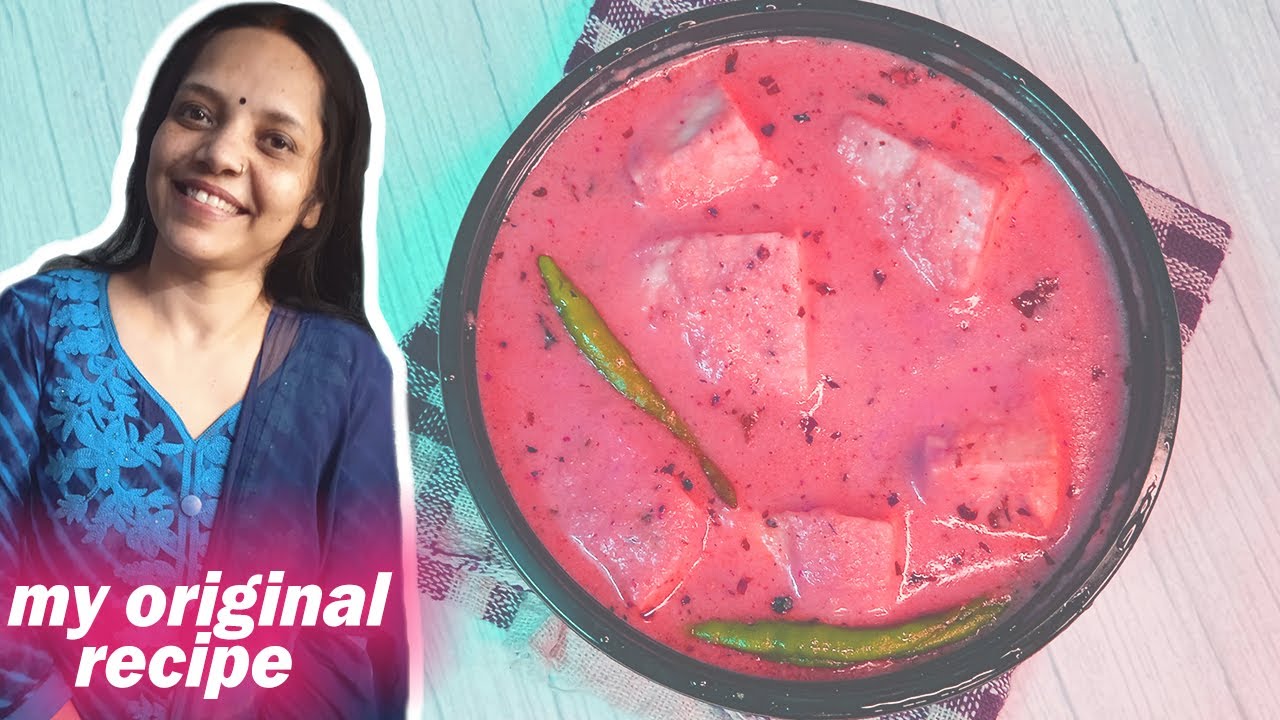 My Original Recipe for Pink Gravy Paneer | @lakshmihomekitchen_ - YouTube