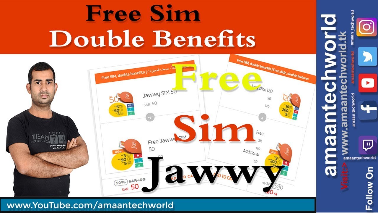 How to Get Free Jawwy Sim! With 3GB Data | 50 Local Minute's and 5 SAR ...
