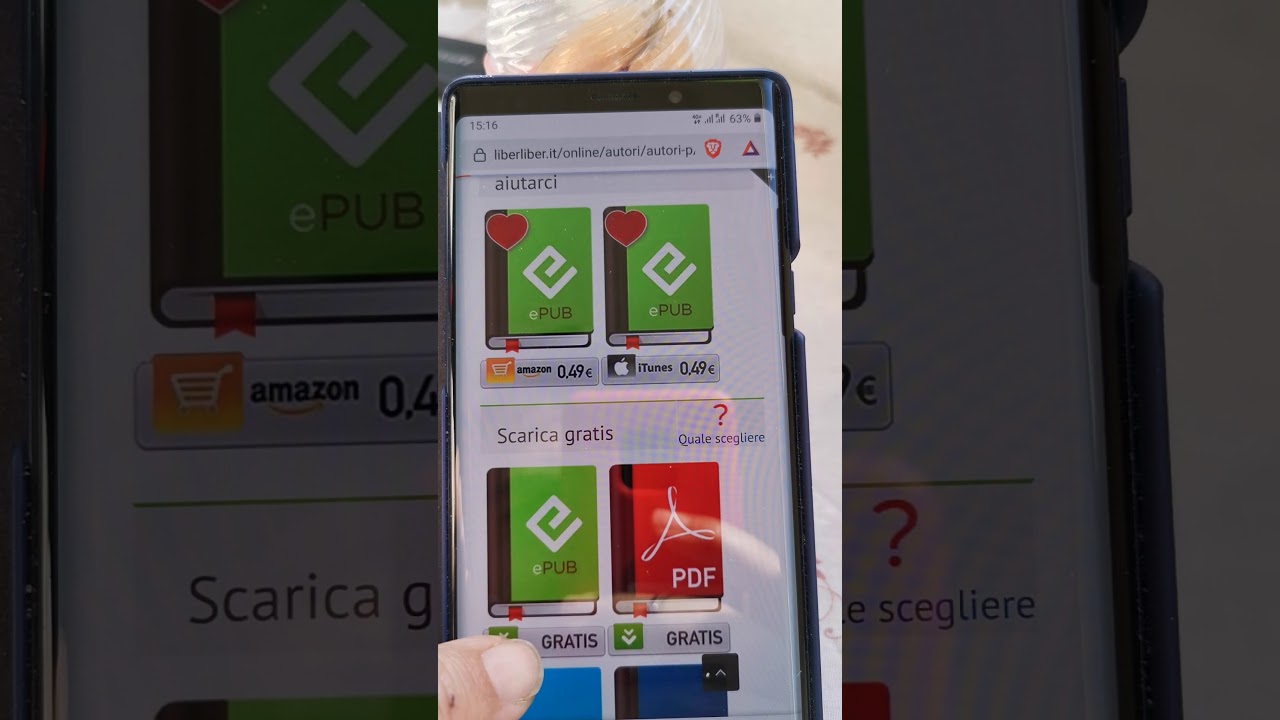 Installare sul telefonino un lettore di libri - YouTube