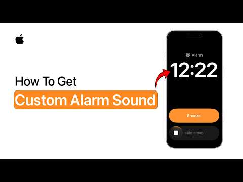 How To Get Custom Alarm Sound on iPhone?