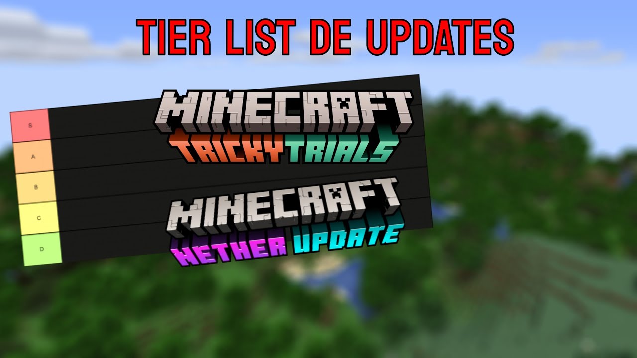 Tier list de versiones de MINECRAFT - YouTube