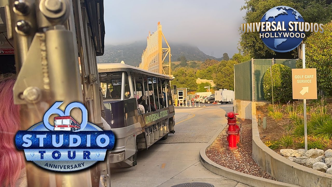 NEW TRAM ROUTE- Universal Studios Hollywood Studio Tour - YouTube