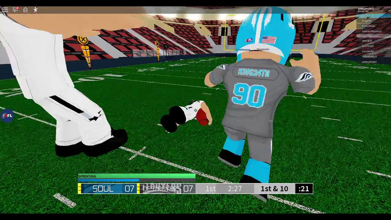 Playing Arena Football 4 - YouTube