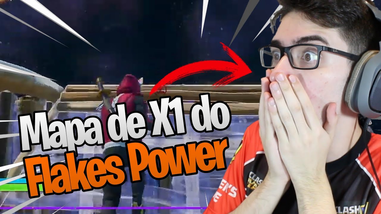 FUI JOGAR O NOVO MAPA DO FLAKES POWER E OLHA NO QUE DEU! - Fortnite ...