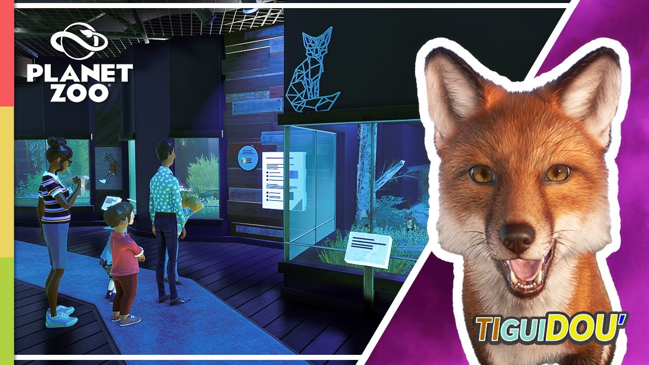 The NIGHT HOUSE - Red Fox | Tiguidou Zoo Episode 20 | Planet Zoo - YouTube