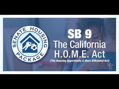 The California Home Act (SB 9) Speech - YouTube