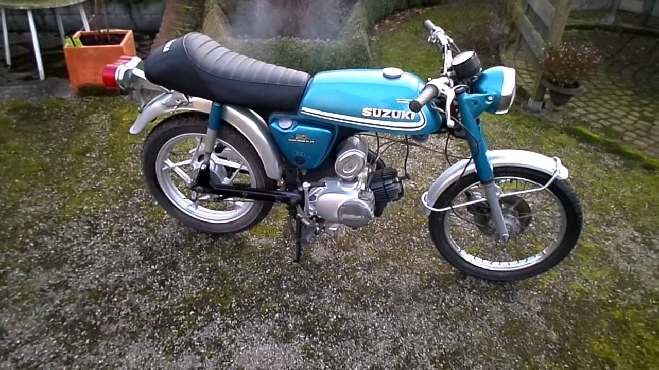 Suzuki ac50 (1975) Start up - YouTube