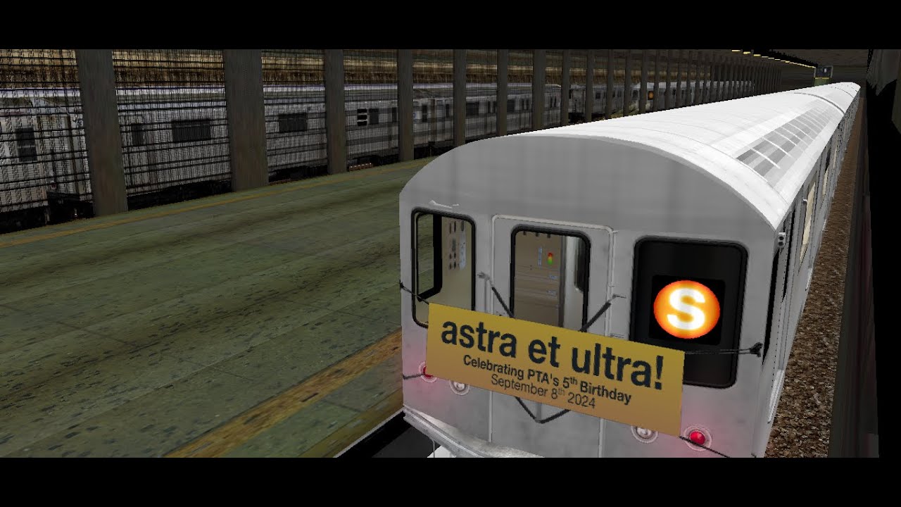 OpenBVE PTA/PCS : R55/PLT-4 (S)huttle Round-Trip [78th St/Waterside ...