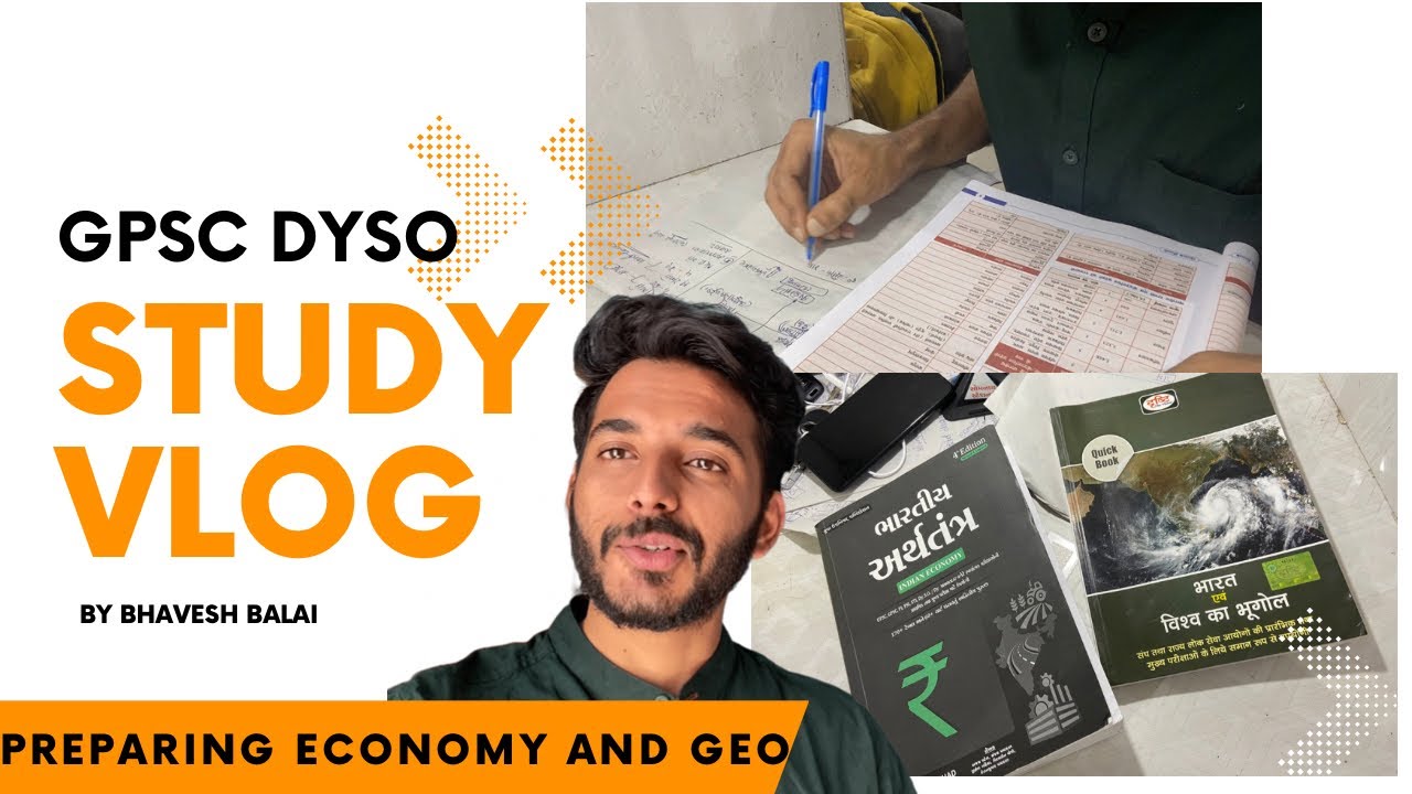 How i prepare for economy and geography | study vlog. #gpsc #upsc - YouTube