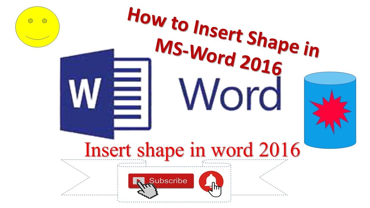 insert shape in Ms-word 2016|shape4|#29 word ma Shape kasri insert ...