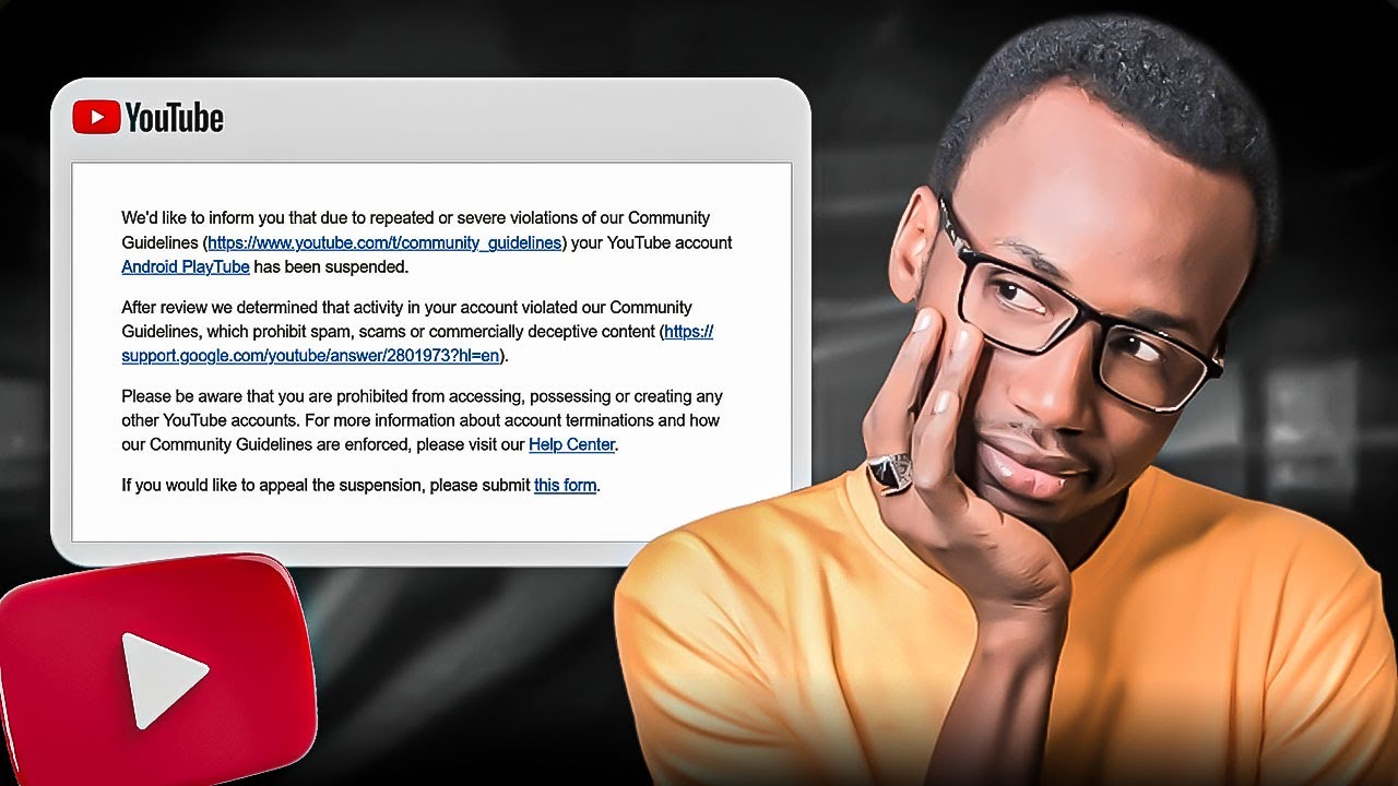 YouTube Terminated My Channel – But That Wasn’t the Worst Part! - YouTube