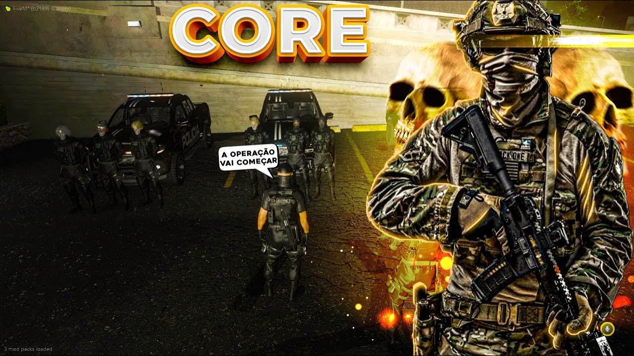 OPERAÇÃO DA CORE NA FAVELA DA ROCINHA - GTA RP - YouTube