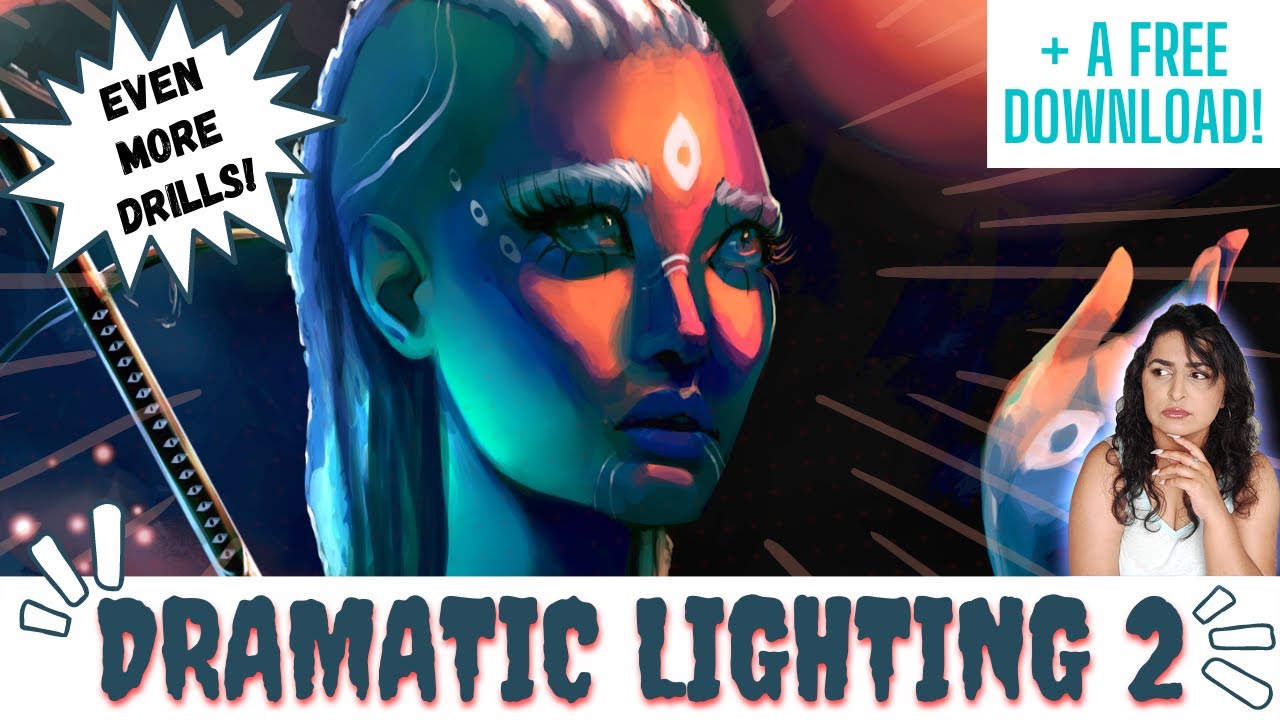 How To Paint DRAMATIC LIGHTING In PORTRAITS 2 🌟Tips On Painting An ...