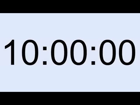 10 horas de Vídeo temporizador - 10 Hours Of Video Timer - YouTube