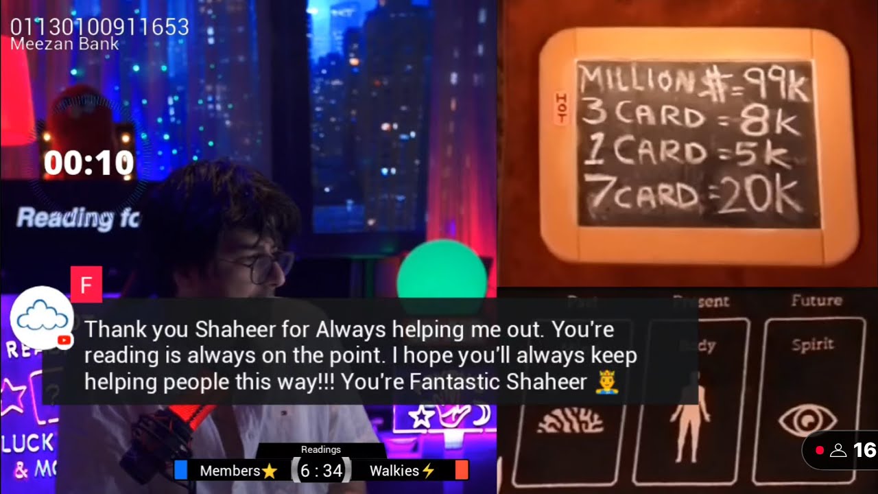 Shaheer Knows Live - Million Dollar Readings - YouTube