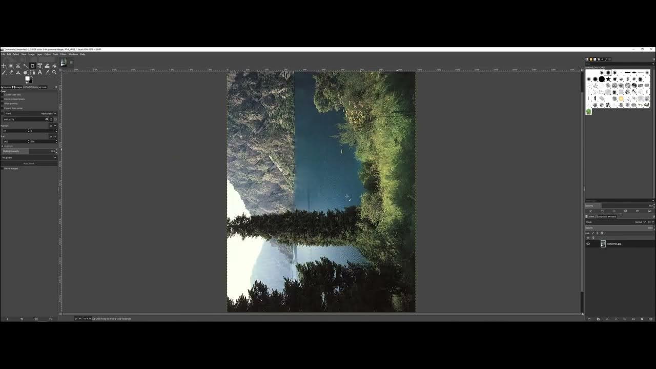 GIMP Image and Canvas Tools - YouTube