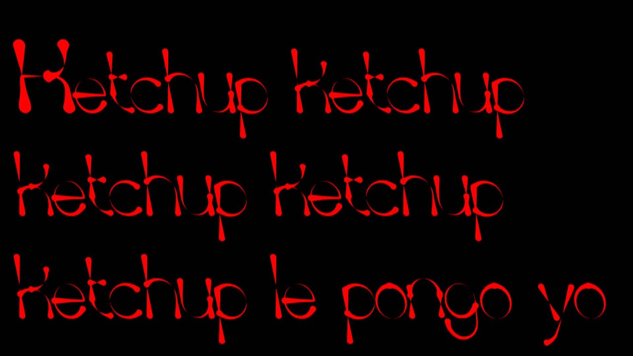 KETCHUP PARA TODO || Lyrics (So Random!) - YouTube