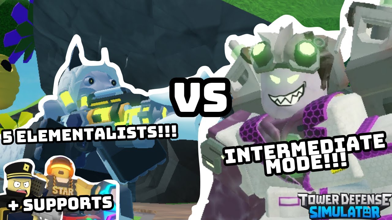 5 ELEMENTALISTS VS Intermediate Mode!!! (TDS) - YouTube