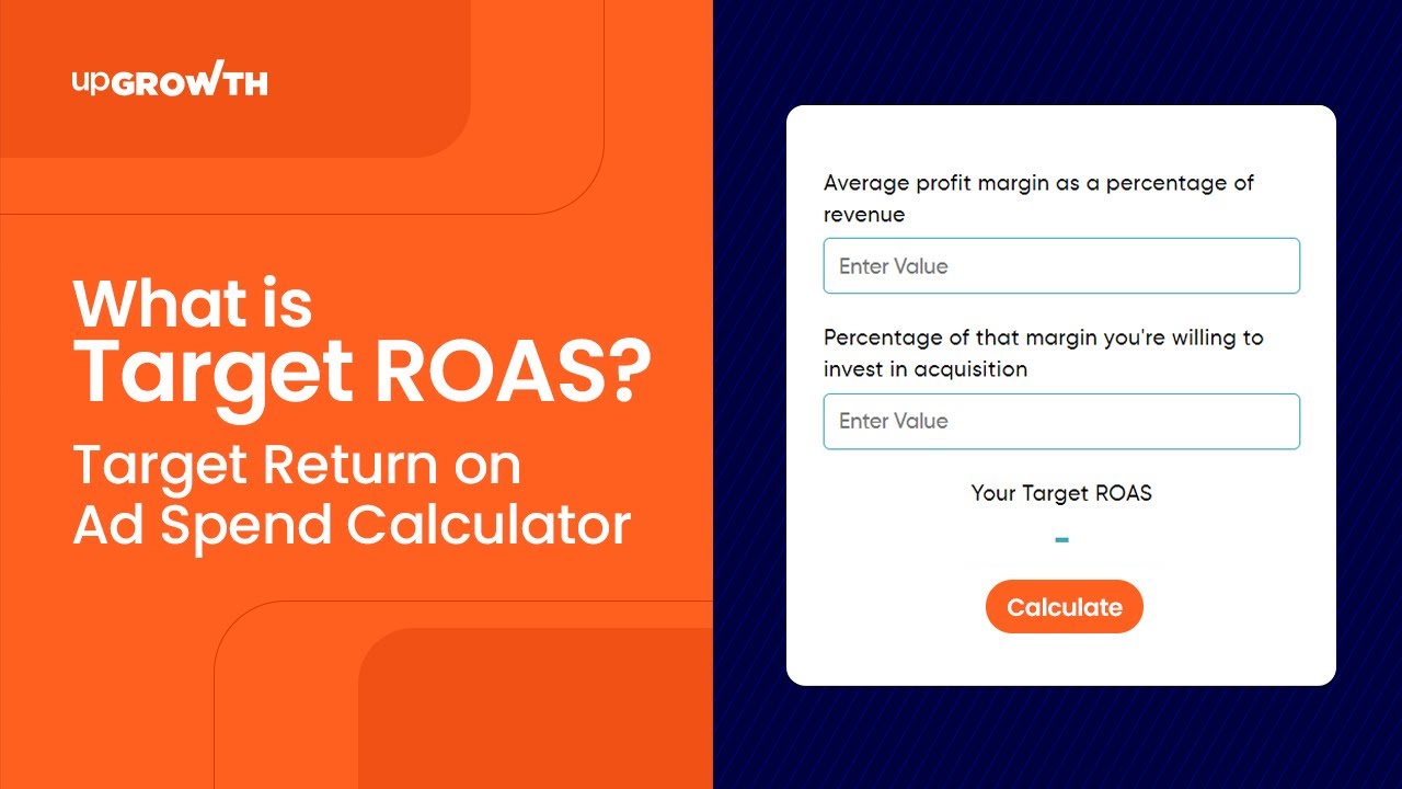 Free Target ROAS Calculator | Automated Bidding Strategy for Ads | Varying Product Margin - YouTube