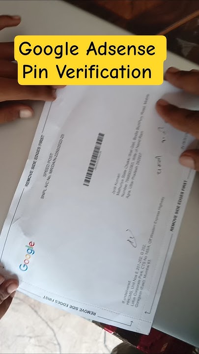 Google AdSense pin verification process, how to verify Google AdSense address, #adsense - YouTube