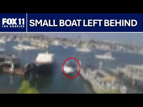 Suspected migrants dock boat in Newport Beach and scatter