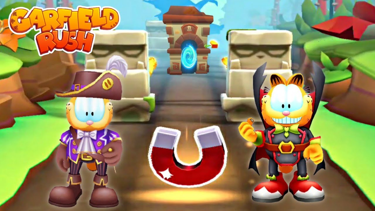 Garfield Rush | Chase Harry's tricky cat and dodge obstacles 😎 - YouTube