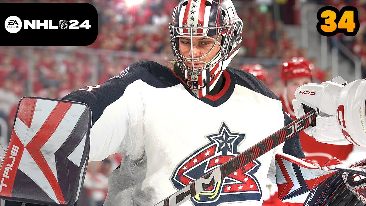 NHL 24: Goalie Be a Pro #34 - "Round 2 vs Detroit" - YouTube