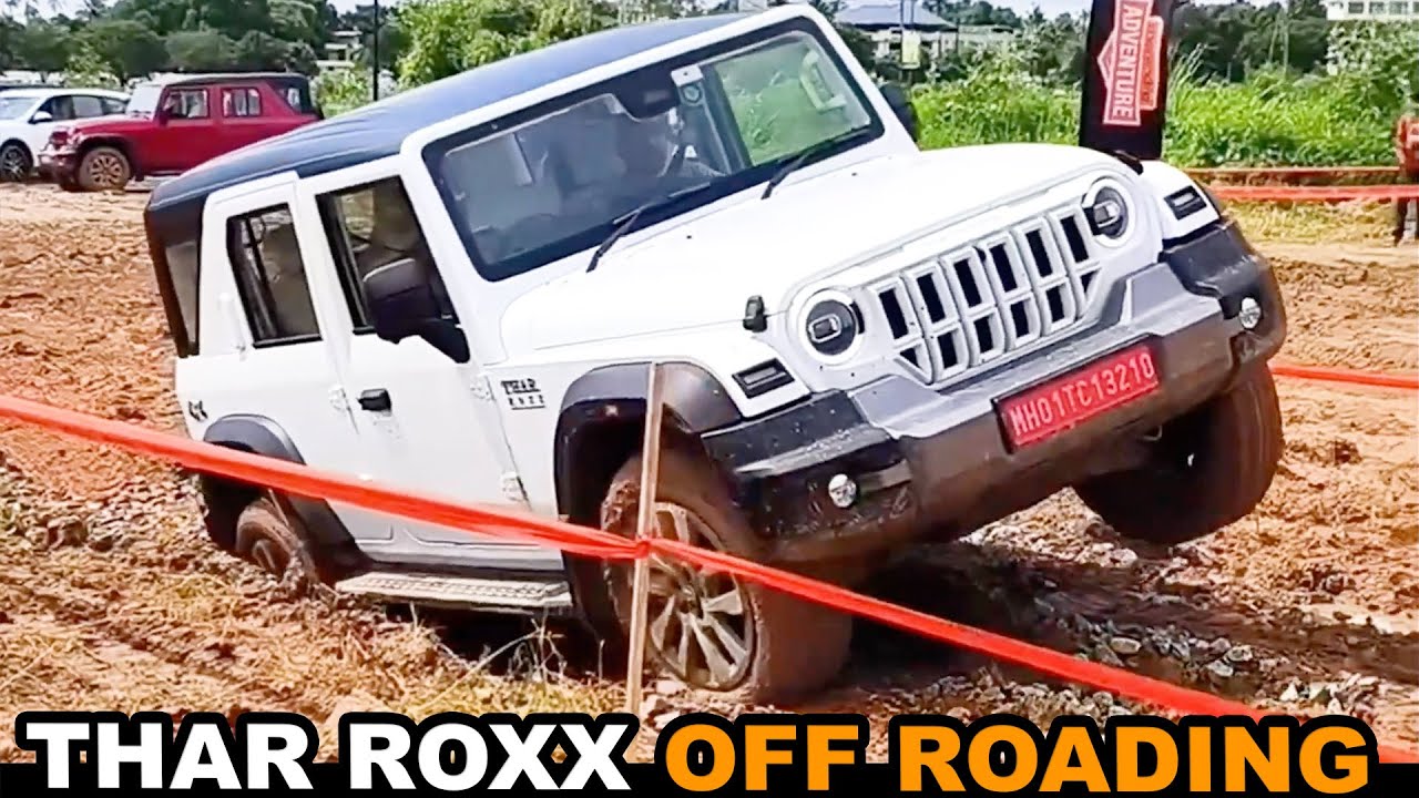 Mahindra Thar Roxx Off Roading Test | Thar Roxx 4x4 Test | All New Thar ...