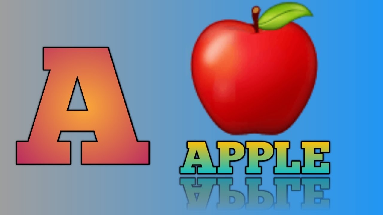 A for Apple 🍎, Abcd learning, Alphabets learning, learning abcd for ...