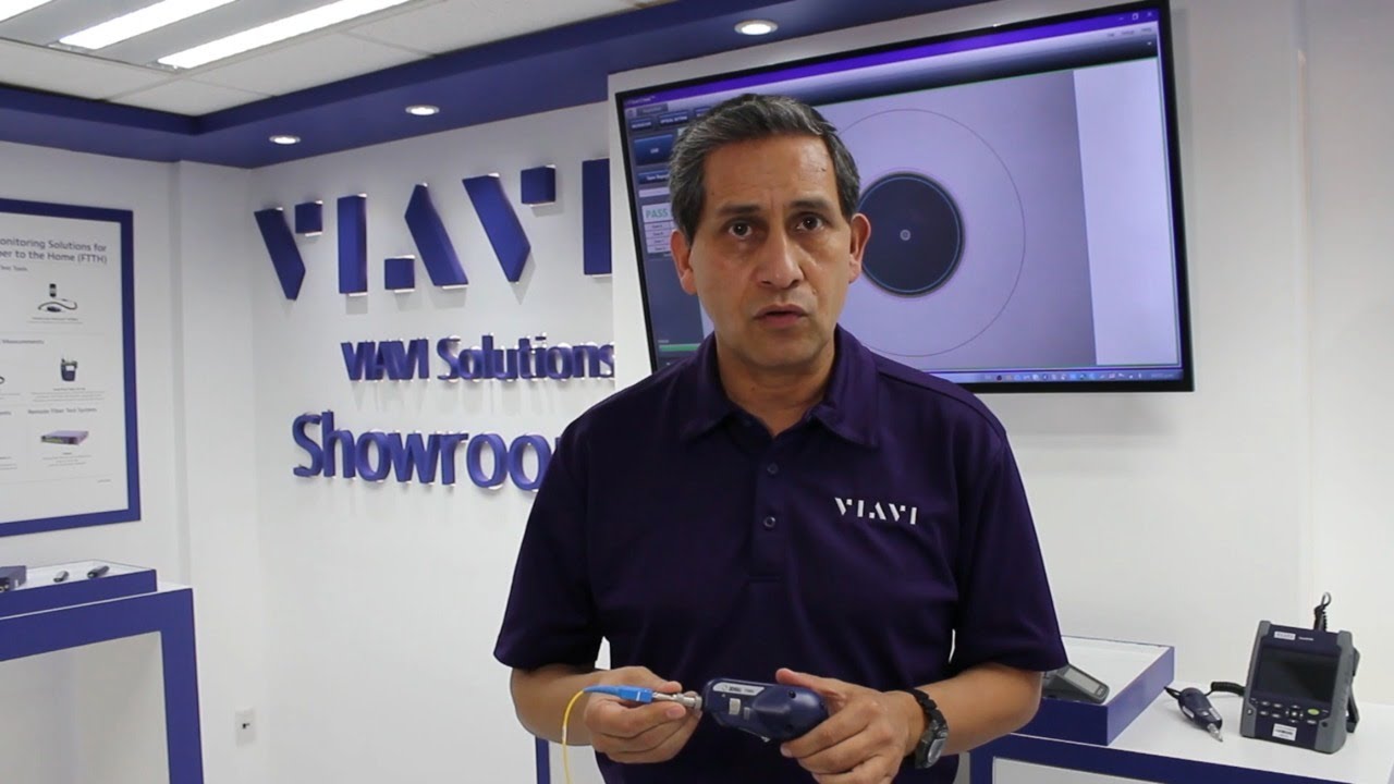 VIAVI P5000i: Fiber Microscope: Como Usar el Microscopio P5000i - YouTube