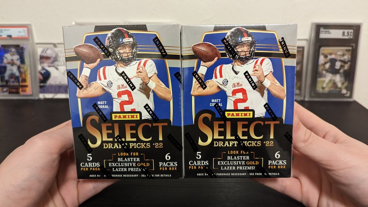 2022 Panini Select Draft Picks football retail opening! Two blaster ...