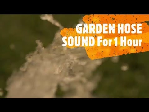 GARDEN HOSE SOUND For 1 Hour- Watering the Garden/Water Sound For Sleep ...