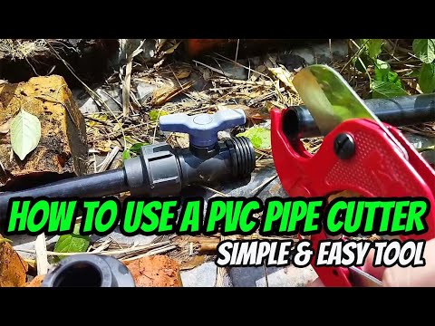 [TOOLS ] Cara guna PVC Pipe cutter | How to use a PVC pipe cutter - YouTube