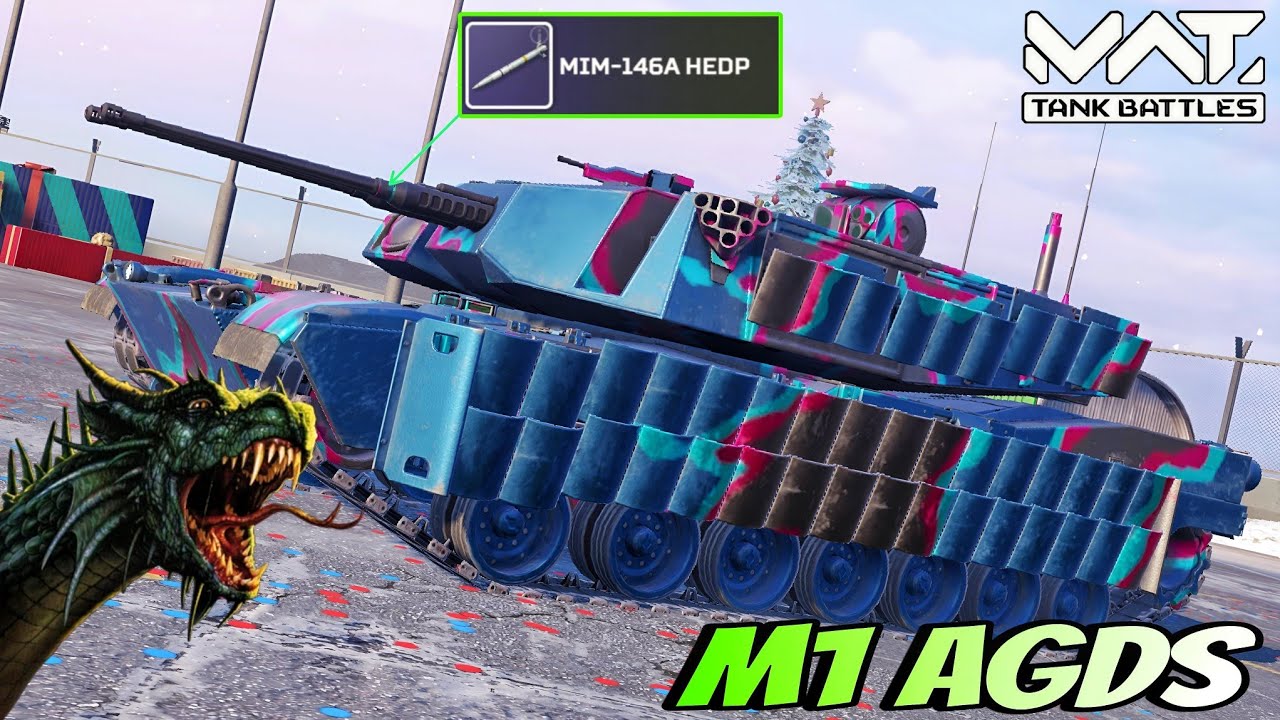 M1 AGDS - Tier 4 Tank 🔥 Like a Monstar ☠️ MWT : TANK BATTLES - YouTube