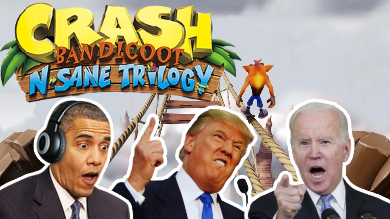Presidents Play Crash Bandicoot - YouTube