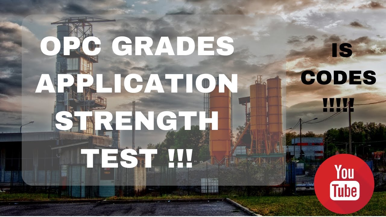 Ordinary portland cement(OPC) Grades application strength and important ...